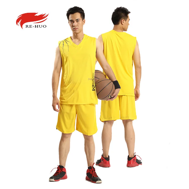 Basketball Jersey Outdoor Quick Dry Men's Summer Basketball Clothing ...