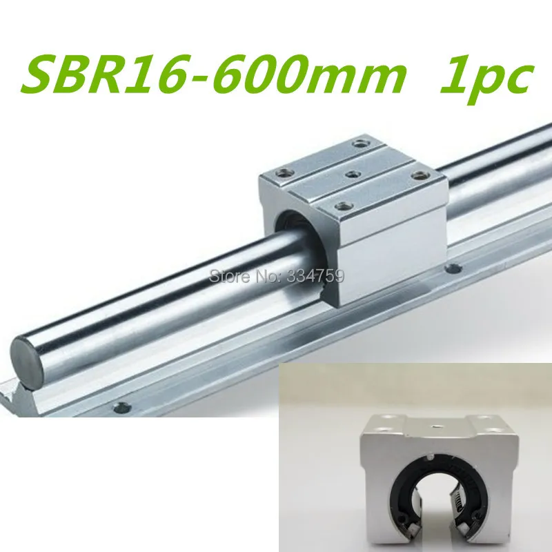 Guide CNC 2 Guide Lineari SBR16 600mm Con 4 Pattini - Per CNC, Macchine ...
