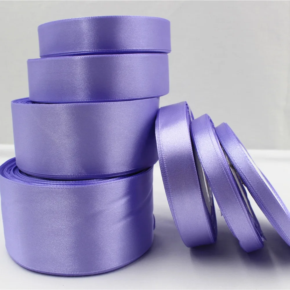 021 ,free Shipping Wholesale 25 Yards Silk Satin Ribbon , Wedding ...