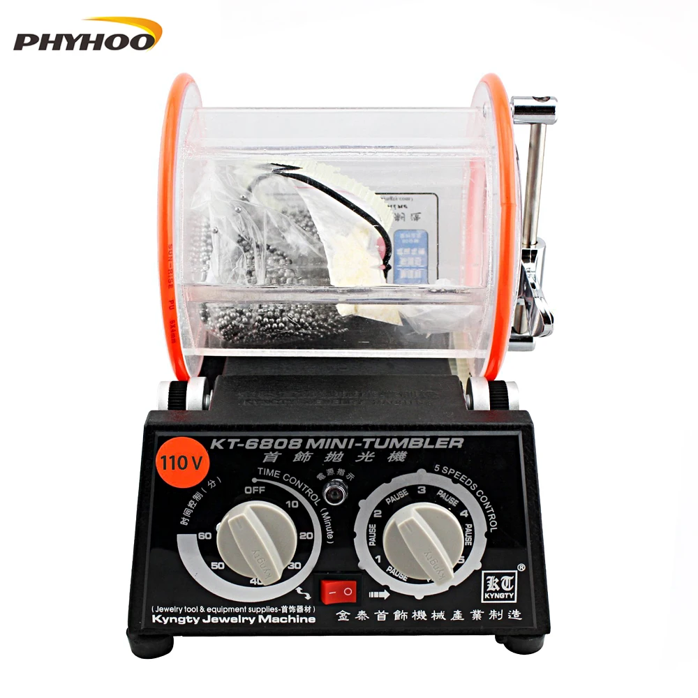 KT6808 Roller Polishing machine Two way rotary grinding with 5 speeds ...