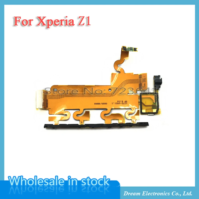 MXHOBIC Interruptor de volumen principal, botón de encendido/apagado, Cables flexibles para Sony ...