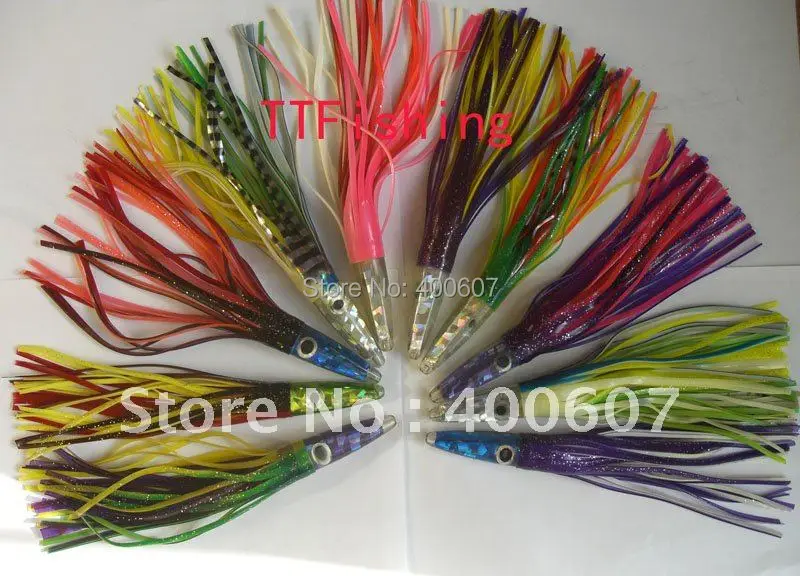sample set (10 pieces )10' High SpeedTroling Lure for Tuna/Marlin ...