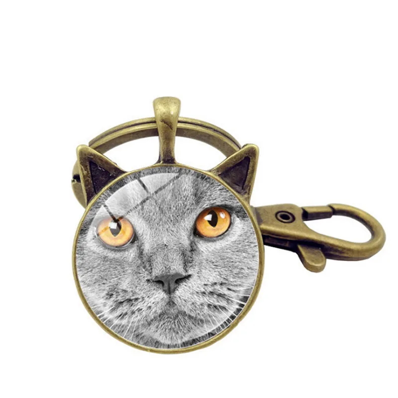 Alloy Cats KeyChain Jewelry Women Girl Bag Keychain Charm Metal Jewelry ...