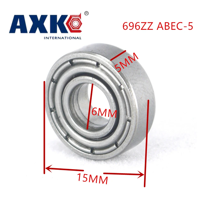10pcs Skate Board Bearing 696zz 696 2z 696 z 696 6x15x5 Mm New Coming ...