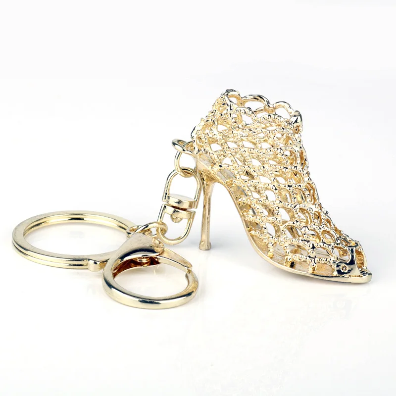MQCHUN Llavero de tacón alto de Metal para mujer, llaveros de moda ...