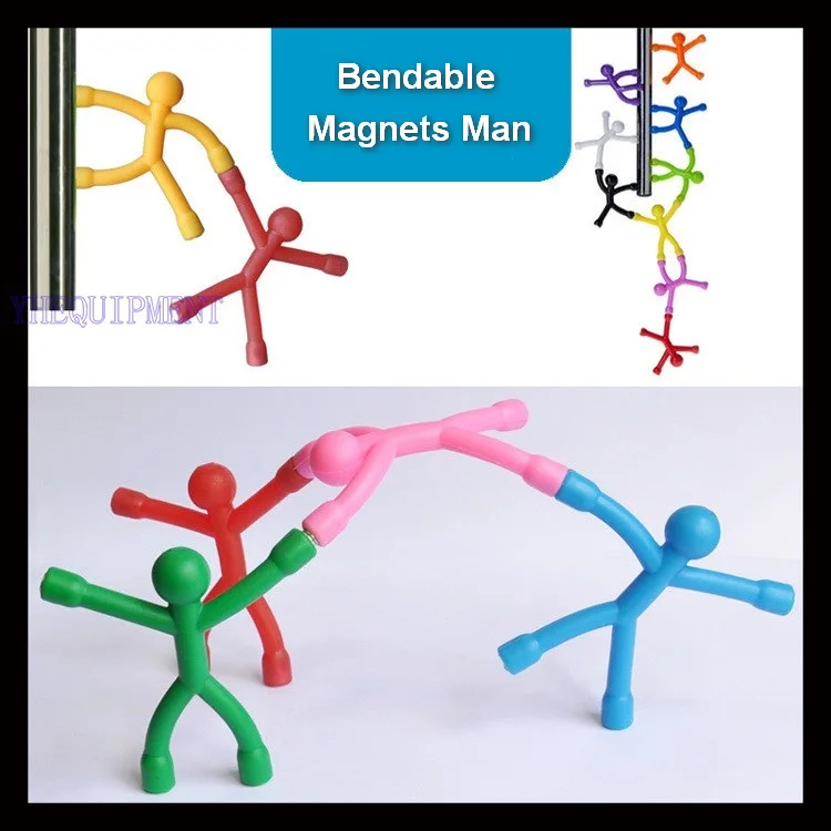 High quality color mini Bendable Magnetic man Model Building Kits set ...
