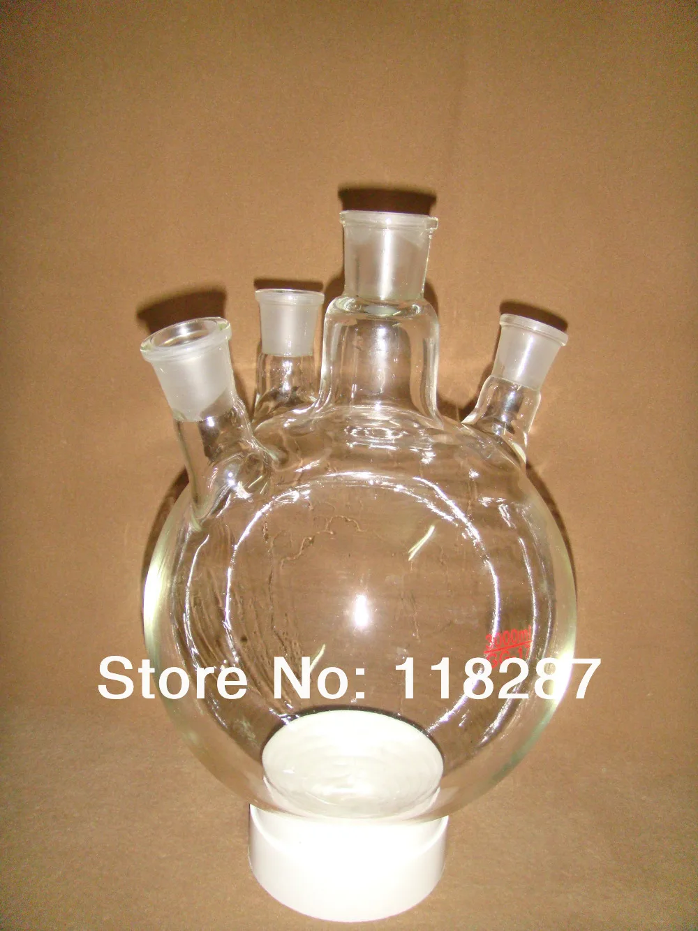 10000ml 24/40 2-Neck Round Bottom Glass Flask 10L Two Necks Lab