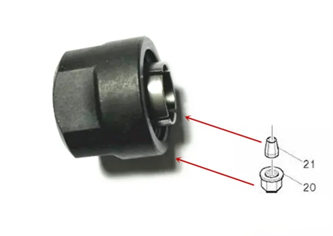 Втулка Конусная Зажимная гайка 763629-0 763622-4 763628-2 для MAKITA ...