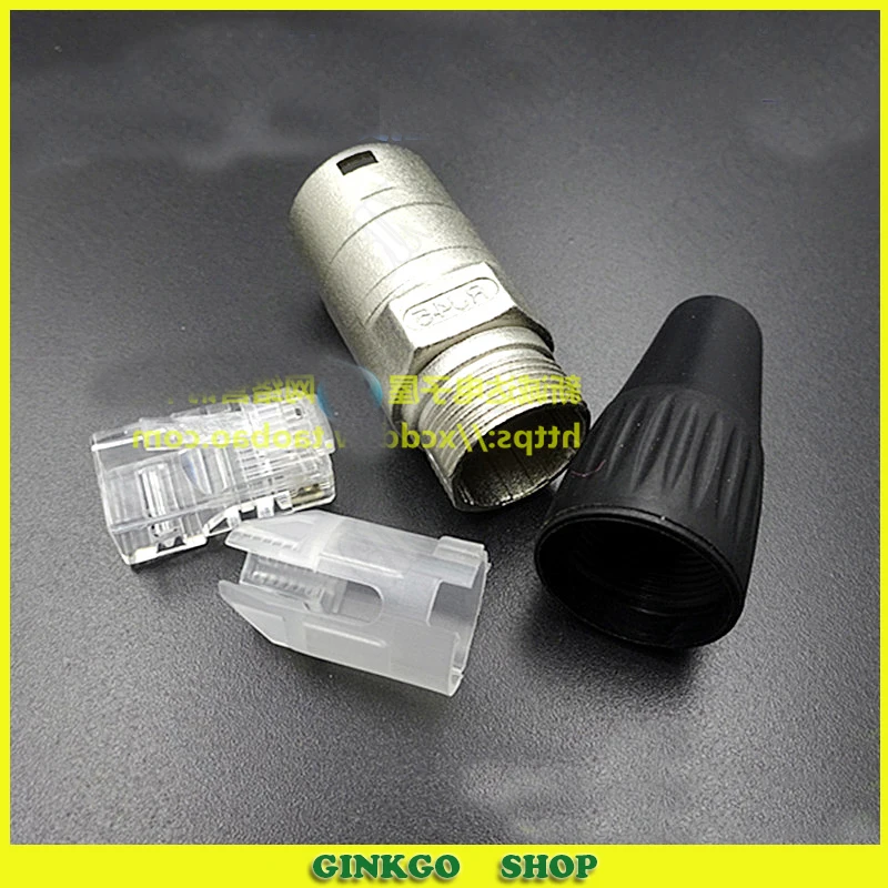 5pcs/lot Professional Internet Port XLR Jack RG45 Crystal Socket 8 pin ...