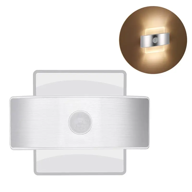 Wall Light Motion Sensor Security Lights 14 LED Night Light Indoor ...