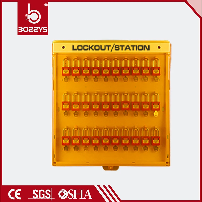 Lockout station Combined lockset workstation 30 locking positions Can ...