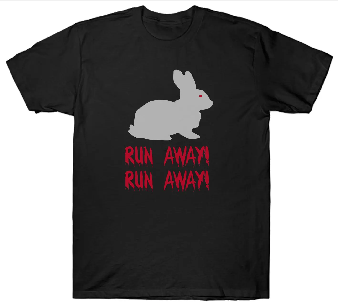 Camiseta de MONTY PYTHON RUNed AWAY HOLY GRAIL eslogan divertido película de los años 70 ...