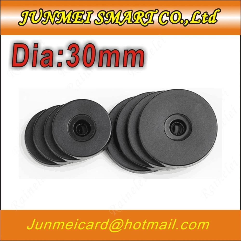 100pcs 125Khz RFID EM4100 Coin Tags Card for Access Control Guard Tour ...