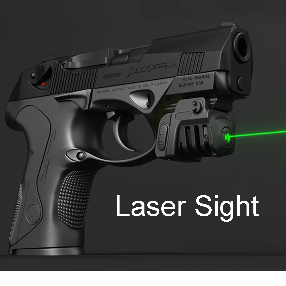 Pistol Mini Red / Green Laser Tactical Military Gear USB Rechargeable ...
