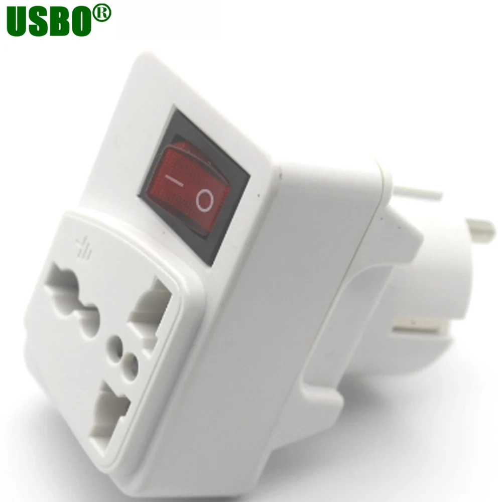 Aliexpress.com : Buy White 250v 10A EU universal adapter Portable ...
