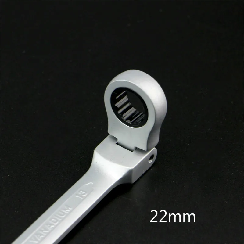 Yofe 22mm metal flexível chave catraca cabeça extremidade aberta e ...