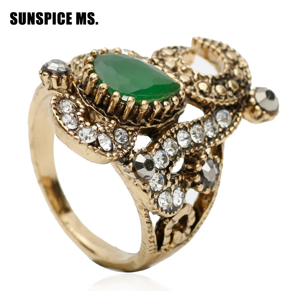 Exquisito anillo de flores para mujeres, joyería de resina de Color ...