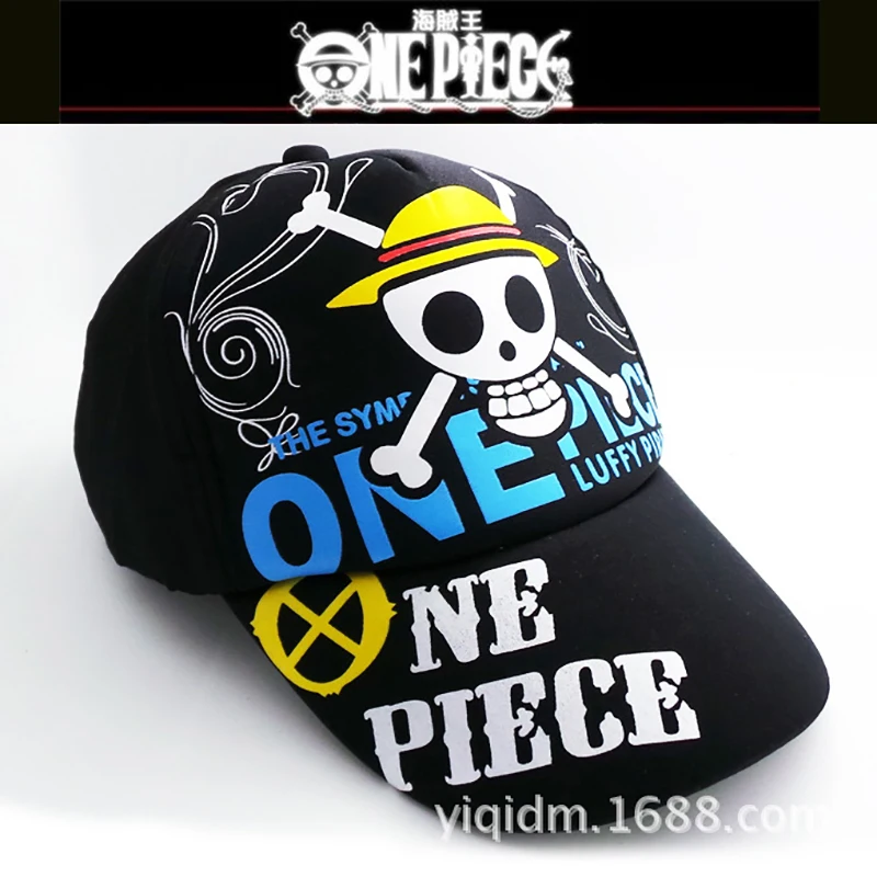 One Piece Luffy Pirate Skull Head Cotton Baseball cap Hat - One piece ...