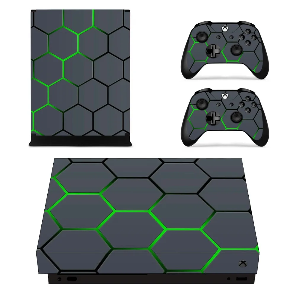 New Vinyl Decal Cover Protective Warp Skin for XBOX ONE X Console Skin ...