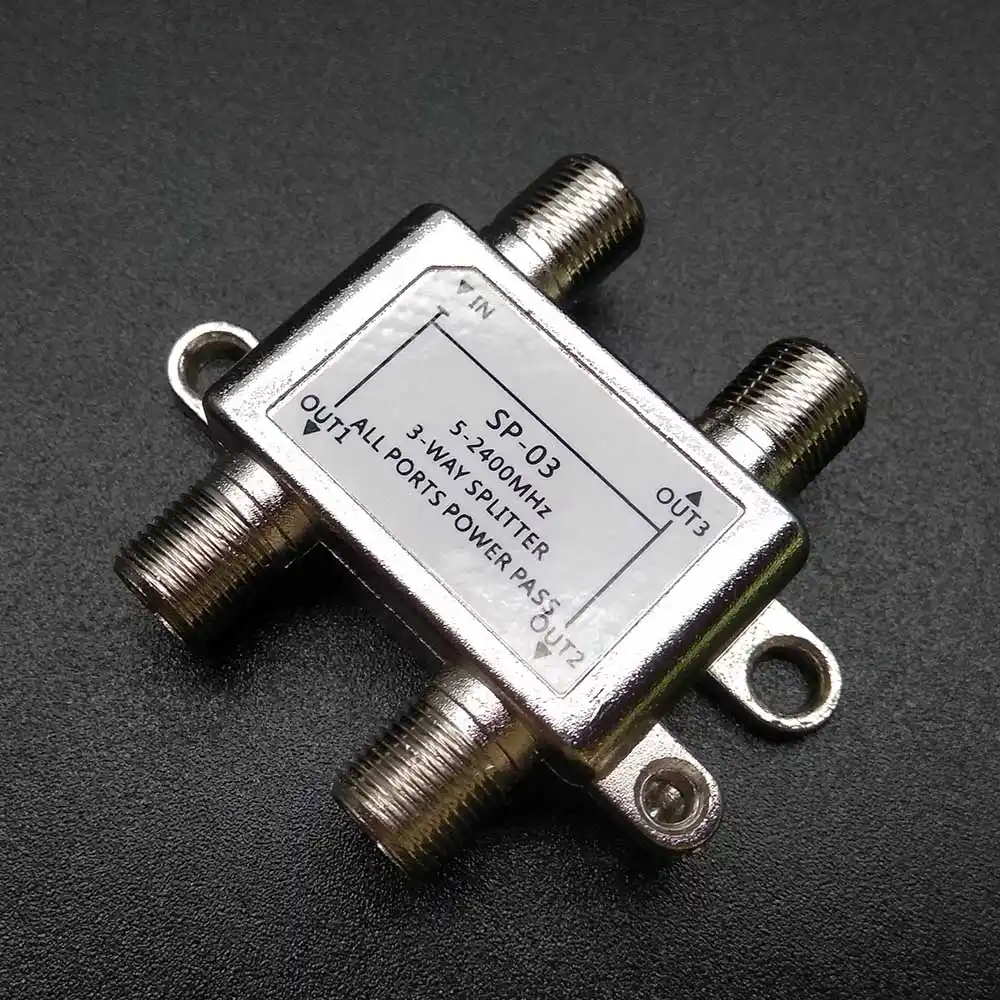Wholesale 5 2400MHz 3 way splitter high frequency satellite signal ...