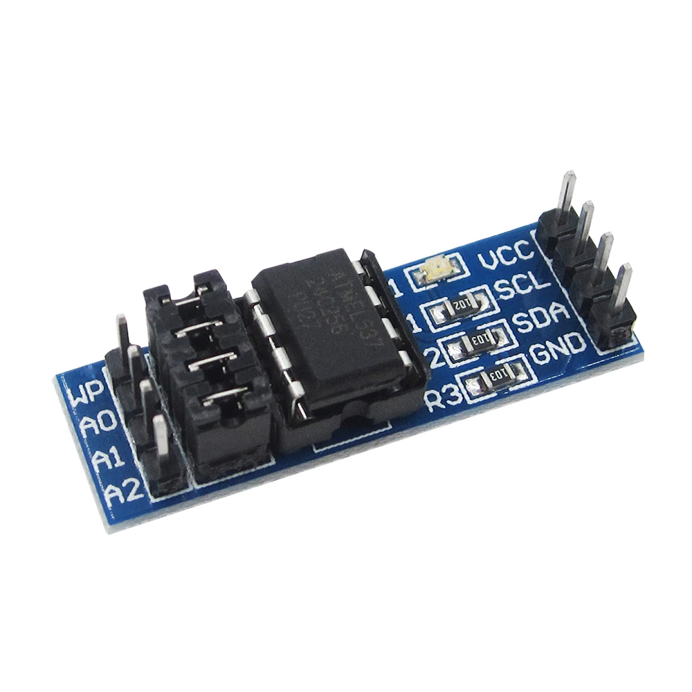 5pcs-AT24C256-24C256-I2C-Interface-EEPROM-Memory-Module-8P-Chip-Power ...