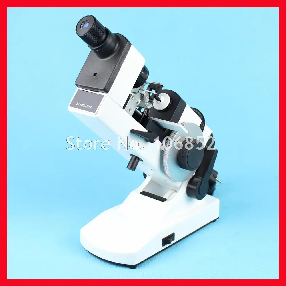 Manual Lensmeter Optical Lensometer Focimeter With Prism Compensator Ac ...