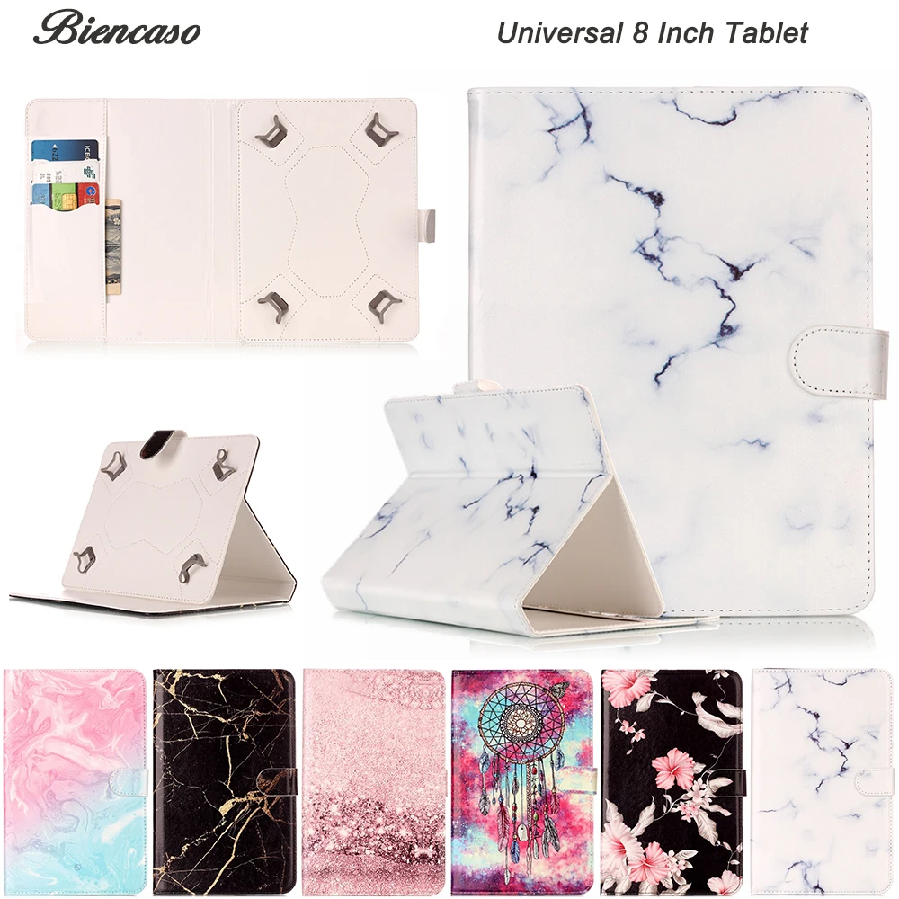 Aliexpress.com : Buy Universal 8 Inch Tablet Cover Marble PU Leather ...