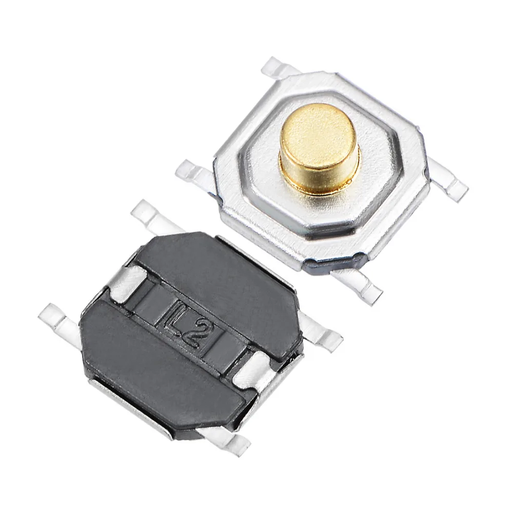Uxcell 5x5x2.5mm Switches Momentary Panel PCB SMD SMT Mount 4 Pins Push ...
