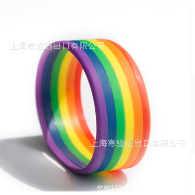 LGBT Pride Silicone Rubber Bracelet (Various Designs) - Queerks™