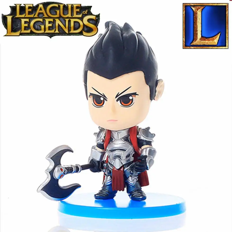 10cm LOL magic Handmade Cute Darius Model Mini Stuffed Action Figure ...