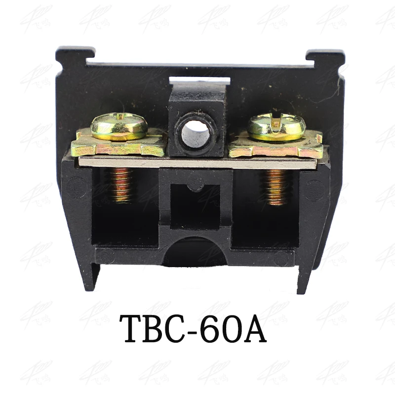 Conector de Terminal de tornillo montado en riel 60A, combinación de TBC 60, TBC 60A, 600V, 60A ...
