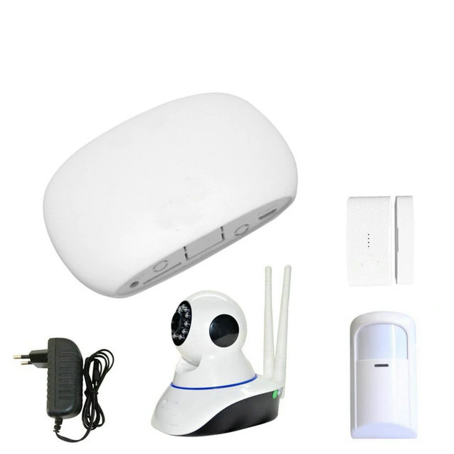 Super Mini Wifi Home Security Alarm System Diy Kit With Motion Detect ...
