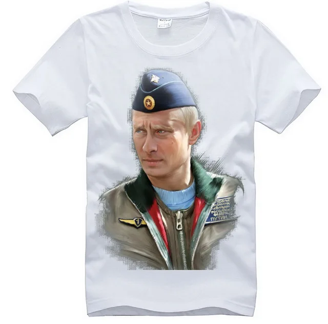 Grandwish Vladimir Putin T Shirts Men Character Printed Men's T Shirt O ...