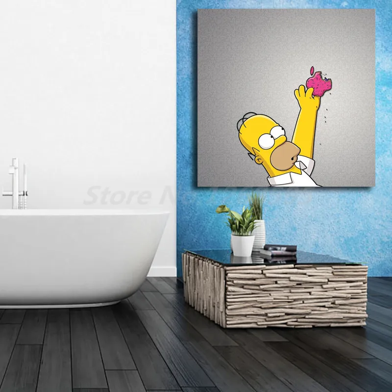 Homer Simpsoning HD Wallpaper Wall Art Canvas Posters Prints Painting ...