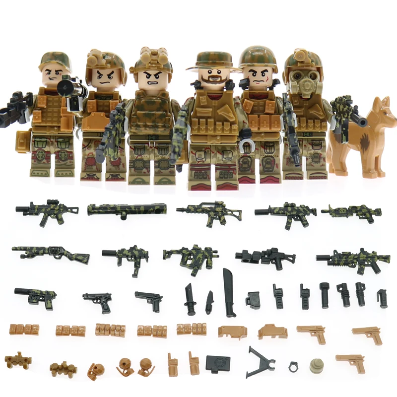 Counter-Terrorism-Elite-Group-Swat-Military-Figures-Compatible ...