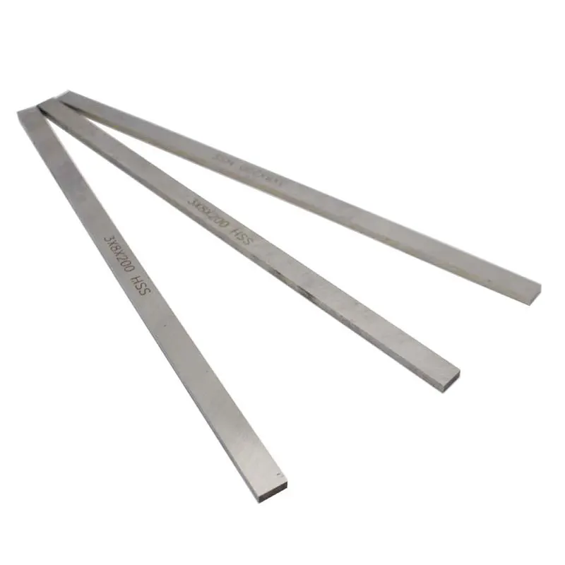 CNC Lathe HSS Square Cutting Tool Bits Bar 3mm x 8mm x 200mm High Speed ...