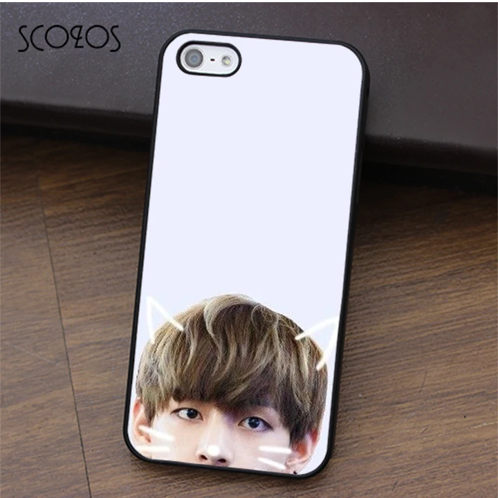 SCOZOS BTS V kim taehyung phone case for iphone X 4 4s 5 5s Se 5C 6 6s ...