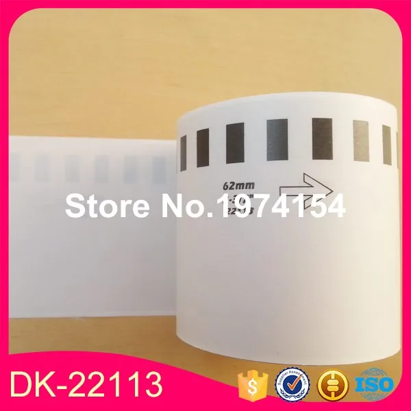 3x-Rolls-Brother-Compatible-Labels-clear-transparent-sticker-dk-22113 ...