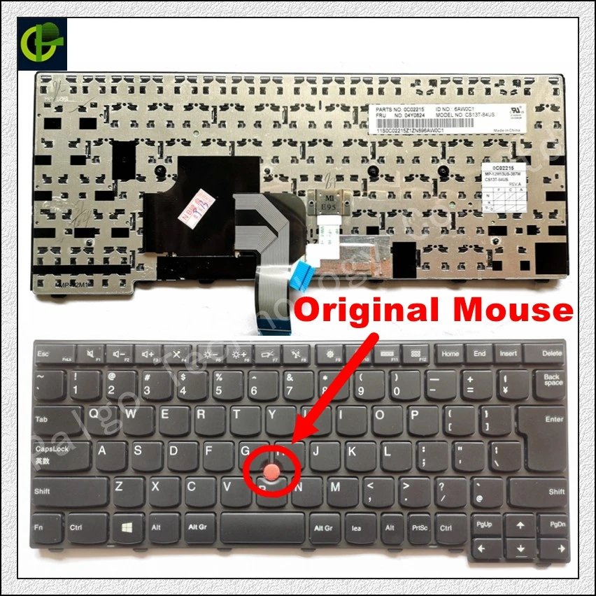 New Original English Keyboard for lenovo ThinkPad L440 L450 L460 L470 ...