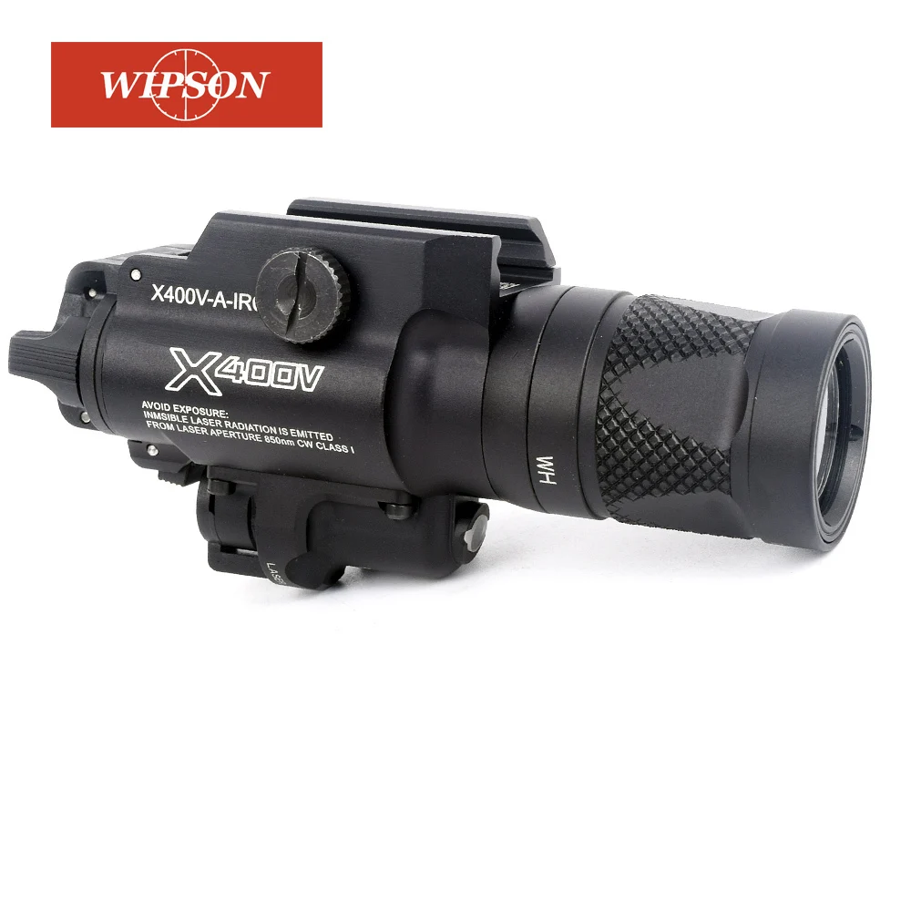 Wipson x400v ir visão noturna arma de luz combo laser tático pistola ...