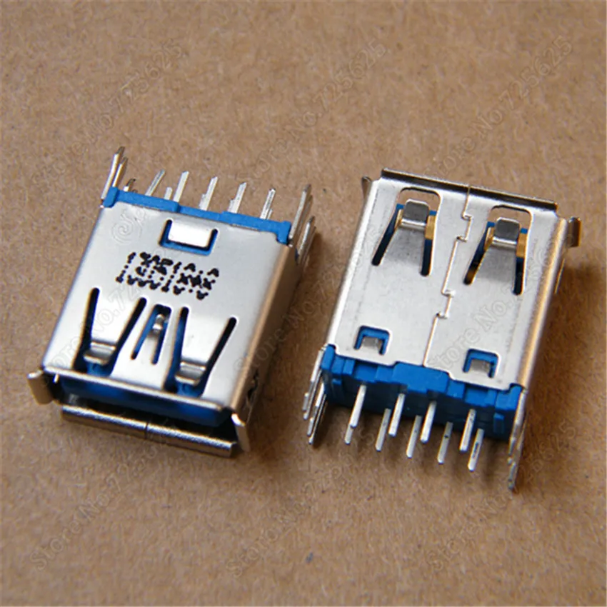 3-0-USB-Jack-female-Port-180-degree-DIP-Vertical-USB-Connector-usb-3-0 ...