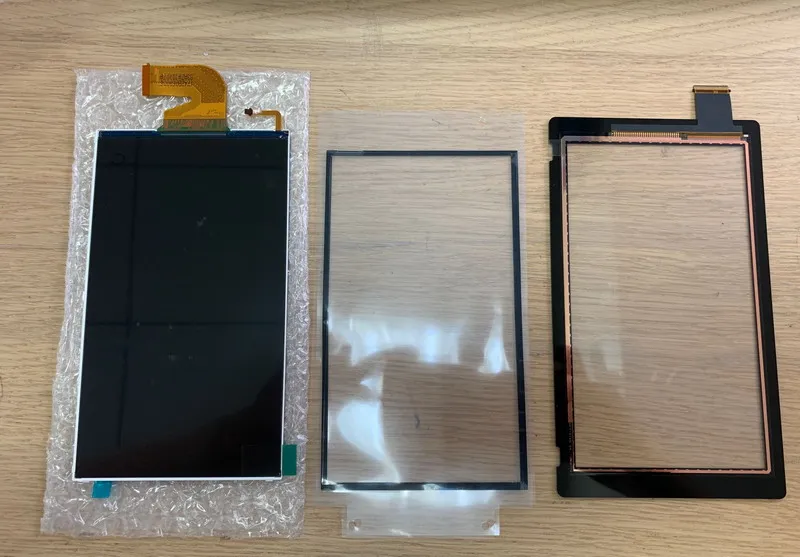 original-for-nintendo-switch-ns-lcd-display-screen-touch-screen-Dust-proof-sponge-double-sided ...