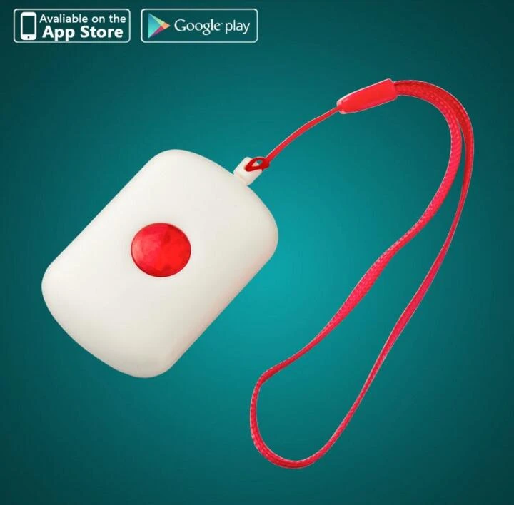 Wireless Necklace Panic Button For WIFI GSM GPRS Home Burglar Alarm ...