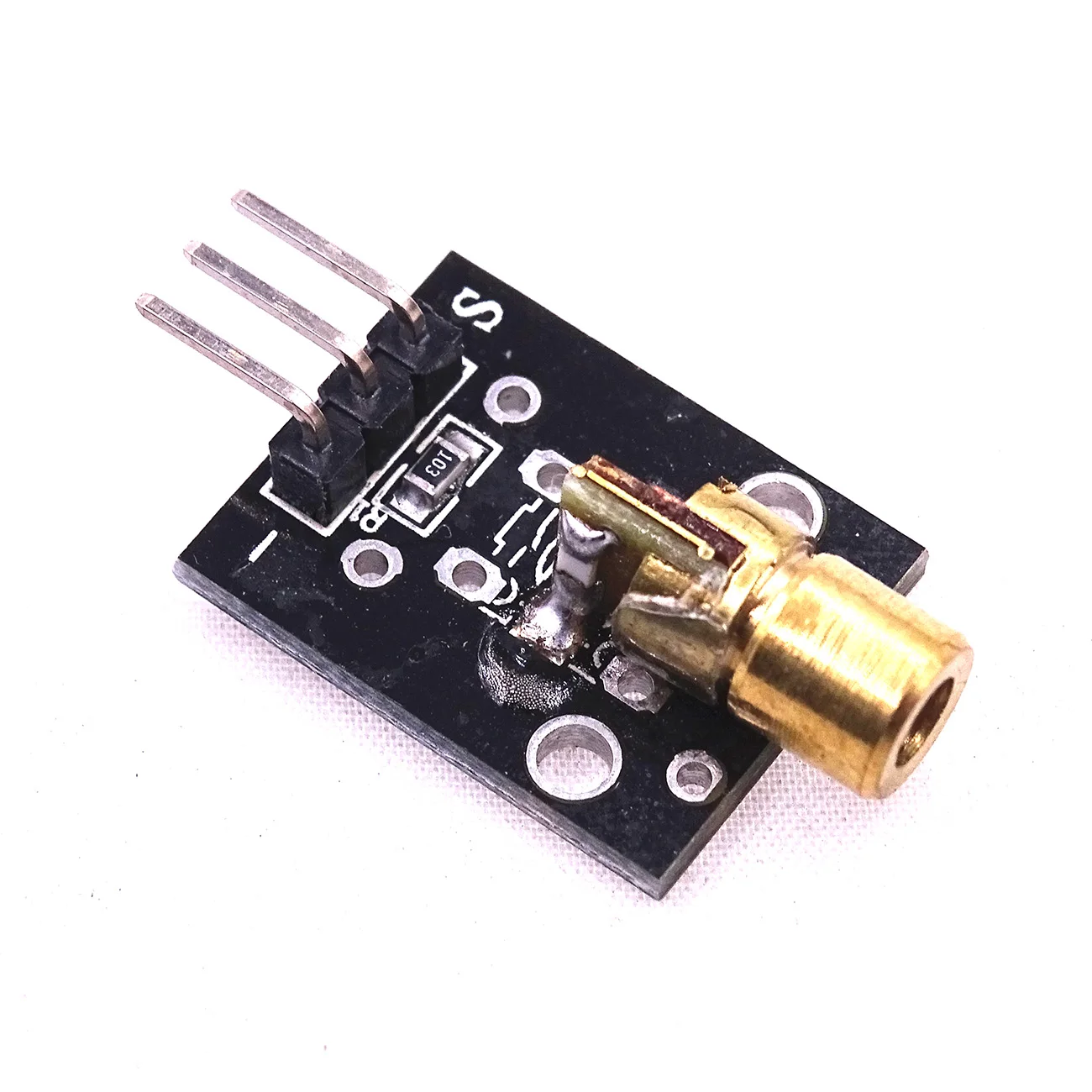 Free Shipping 50pcs KY 008 650nm Laser sensor Module 6mm 5V 5mW Red ...