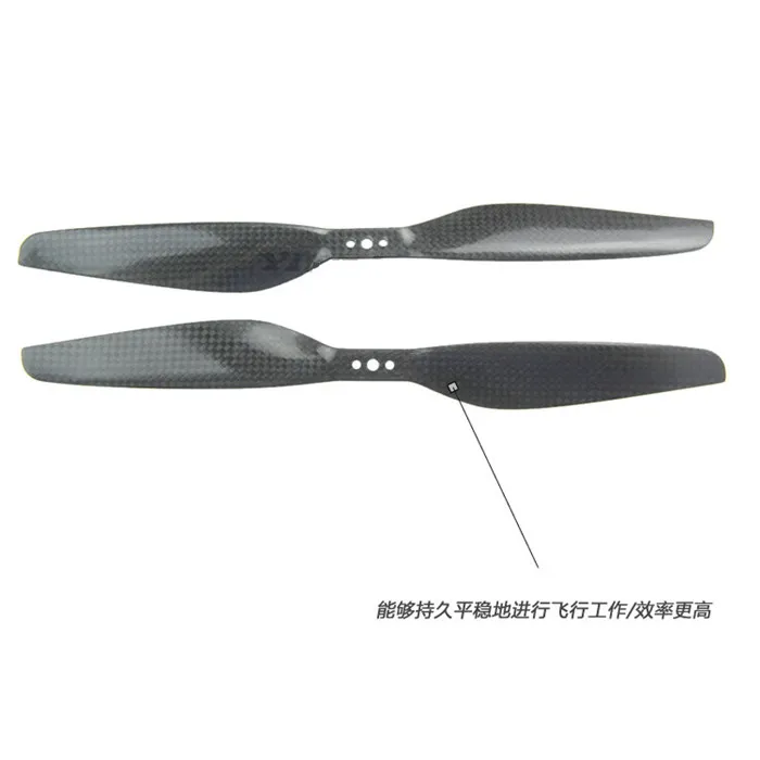 1pair T motor V2 1033 Carbon Fiber 10 inch Propeller CF Props 3 hole ...