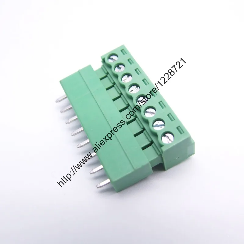 10Sets male and female 3.5mm Pitch PCB Pluggable Terminal Blocks plug ...