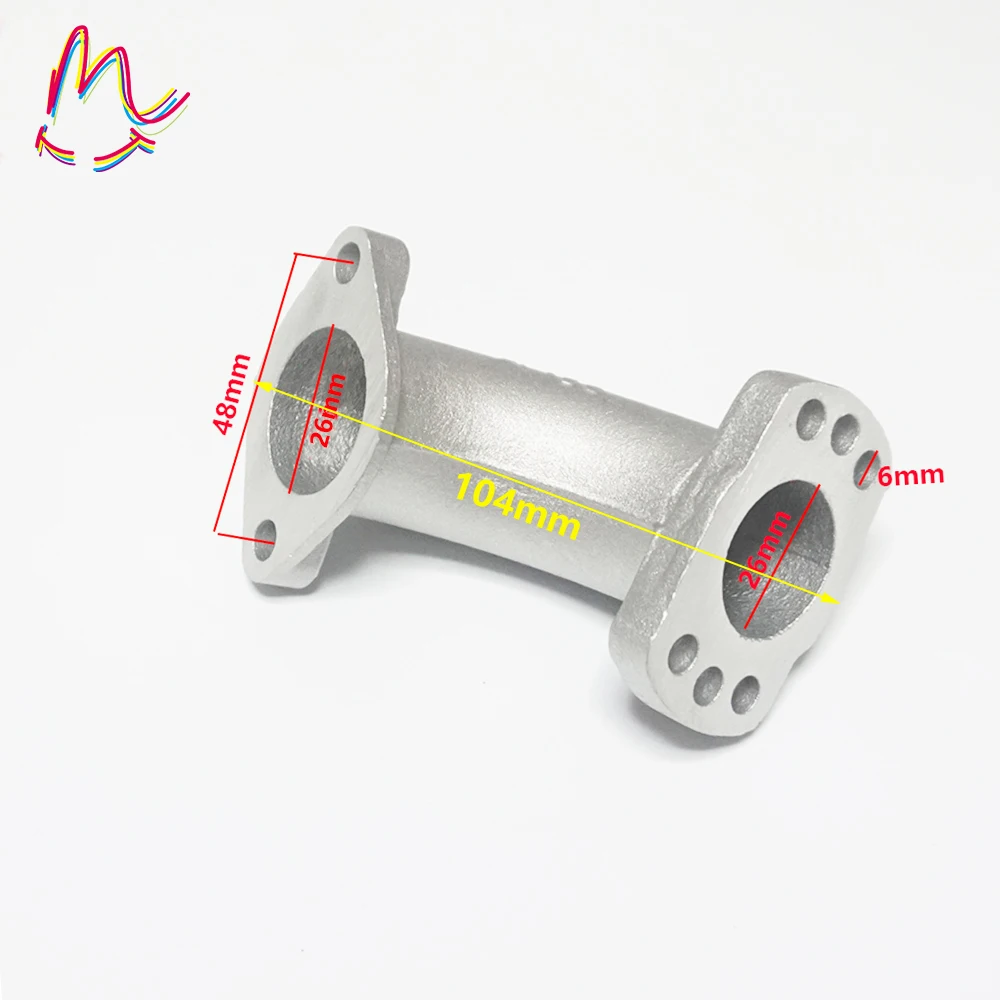 ATV Carburetor Multihole Intake Manifold Pipe High Quality 26mm ...
