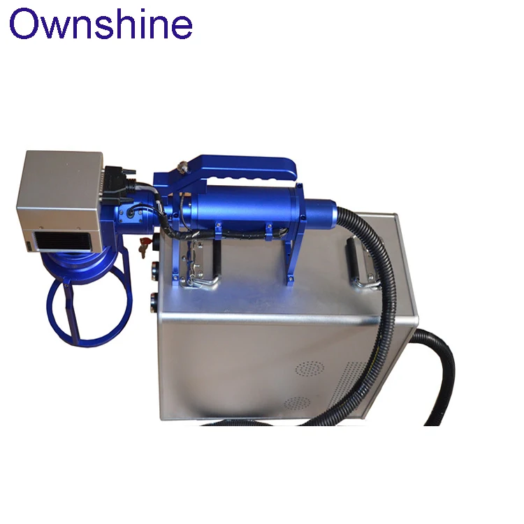 20W RAYCUS handle type fiber laser engraver price for Plastic stainless ...