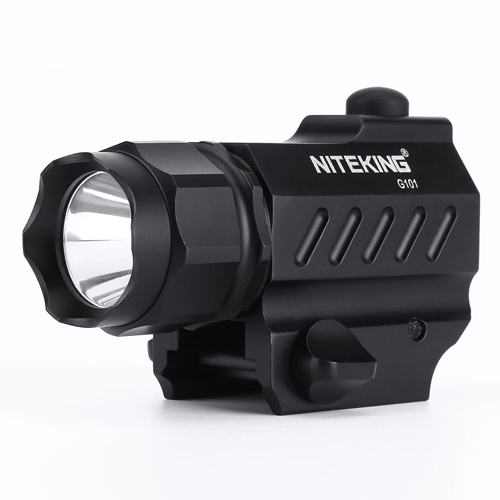 NITEKING G101 Gun Tactical Flashlight 2Mode 1600LM Pistol Handgun Torch ...