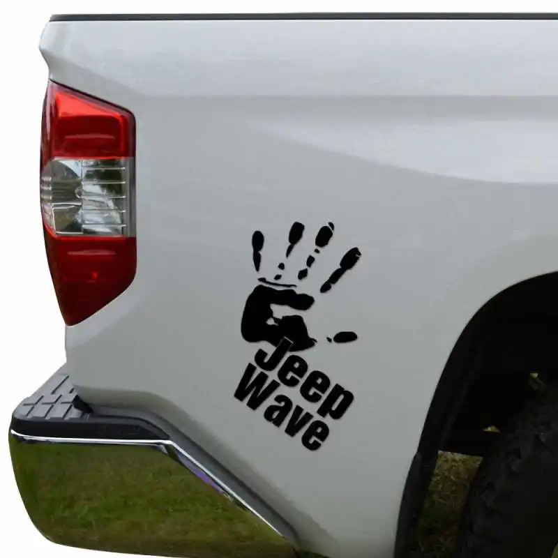 Fashion Jeep Wave Sticker car styling Talk Car Stickers and Decals for ...